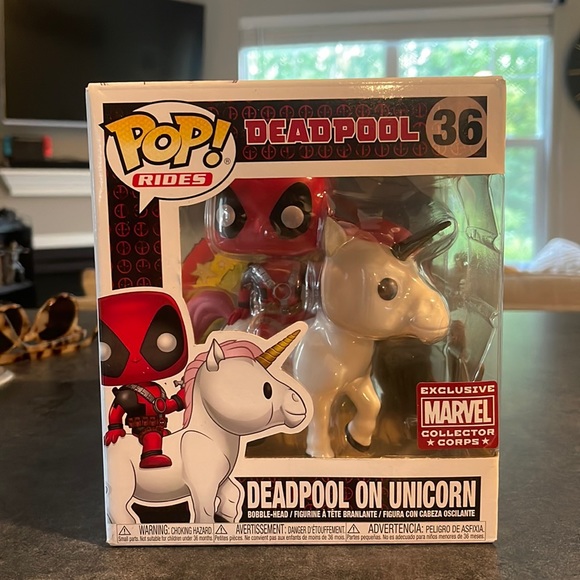 Funko | Toys | Funko Pop Deadpool On Unicorn 36 | Poshmark